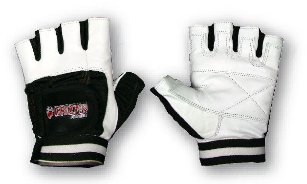Grizzly Paw Premium Leather Padded Weight Training Gloves for Men and Women Pair