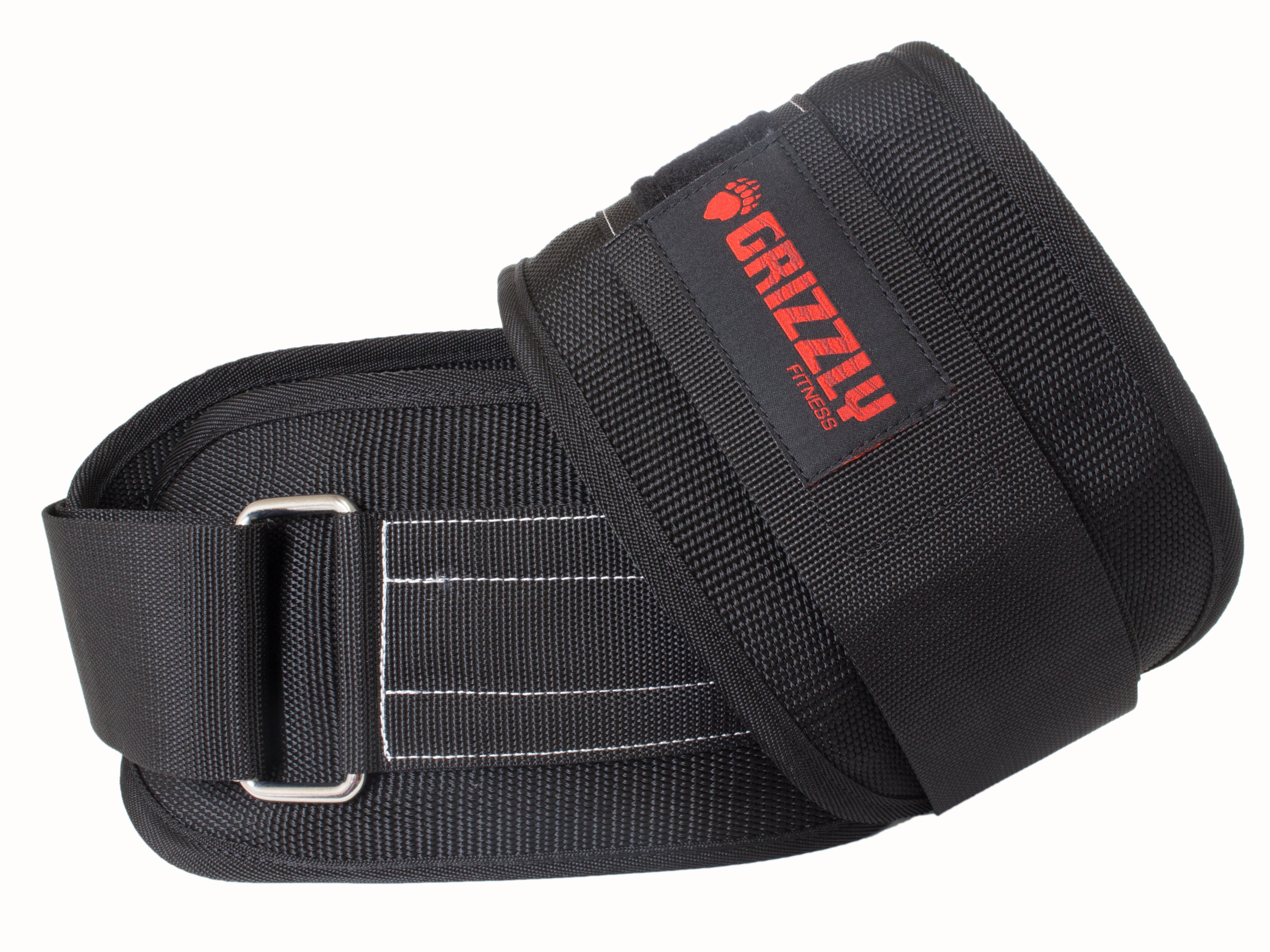 Grizzly Fitness Bear Hugger Nylon Pro Weight Training Belt for Men and ...